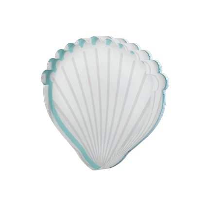 Sea Shell Acrylic – Shop Badge A-Peel