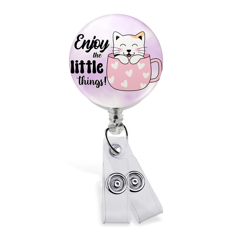 Enjoy the Little Things – Shop Badge A-Peel