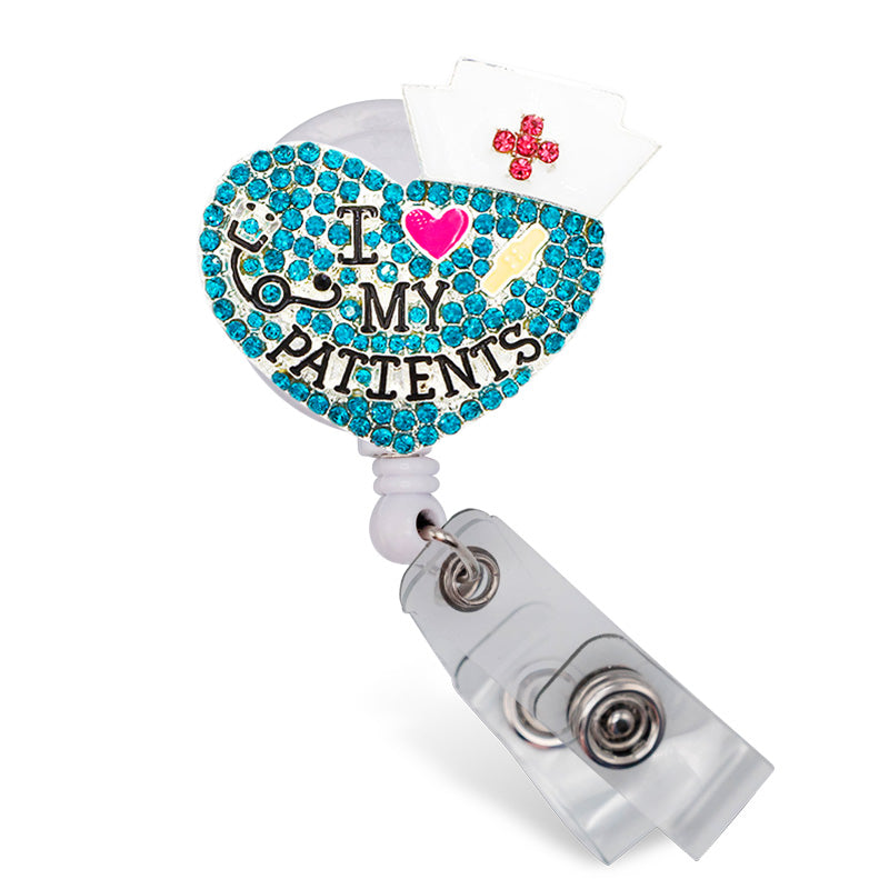 I Heart My Patient Sparkle And Shine Badge Reel – Shop Badge A-Peel
