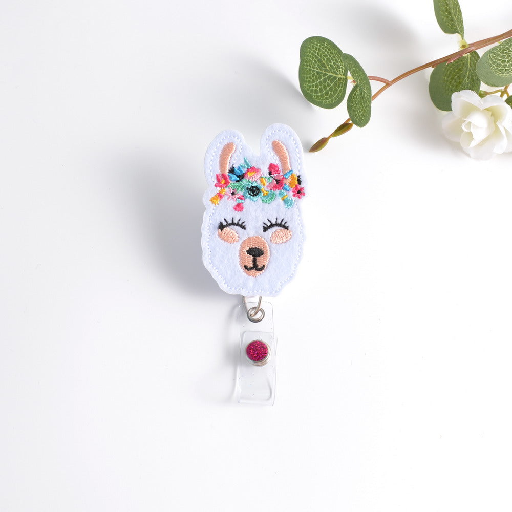 Fuzzy Buddy Llama – Shop Badge A-Peel
