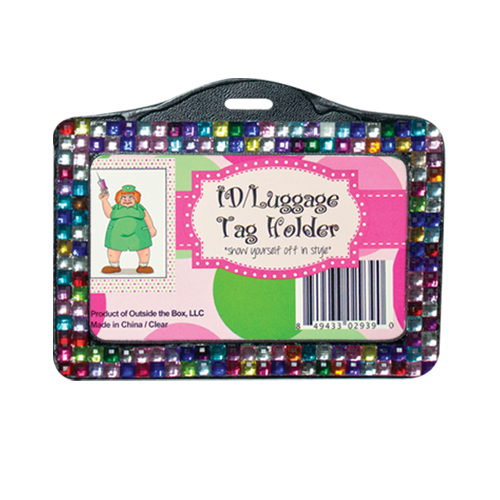 Horizontal Rhinestone ID Tags – Shop Badge A-Peel
